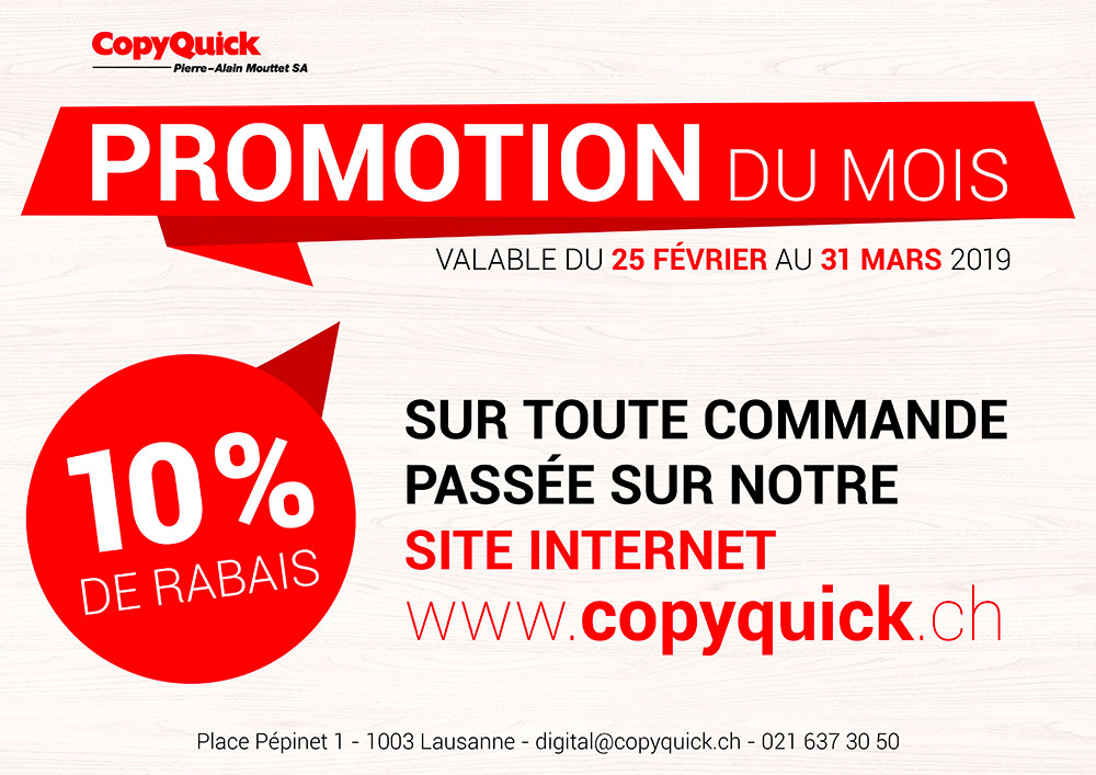 Bienvenue chez CopyQuick